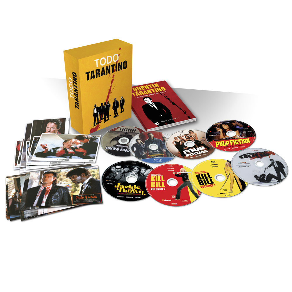 Pack Todo Tarantino, con 8 películas en Blu-ray, por 20 euros en El ...