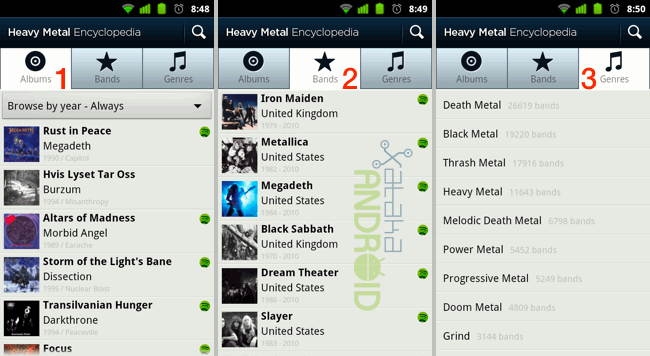 Heavy Metal Encyclopedia, su historia y su música en tus manos con Android