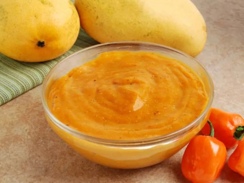 Cómo hacer salsa de mango habanero para alitas y boneless. Para darse ...
