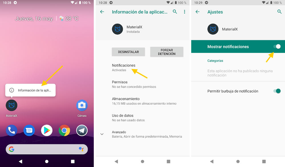 Como bloquear notificaciones de SPAM en Android