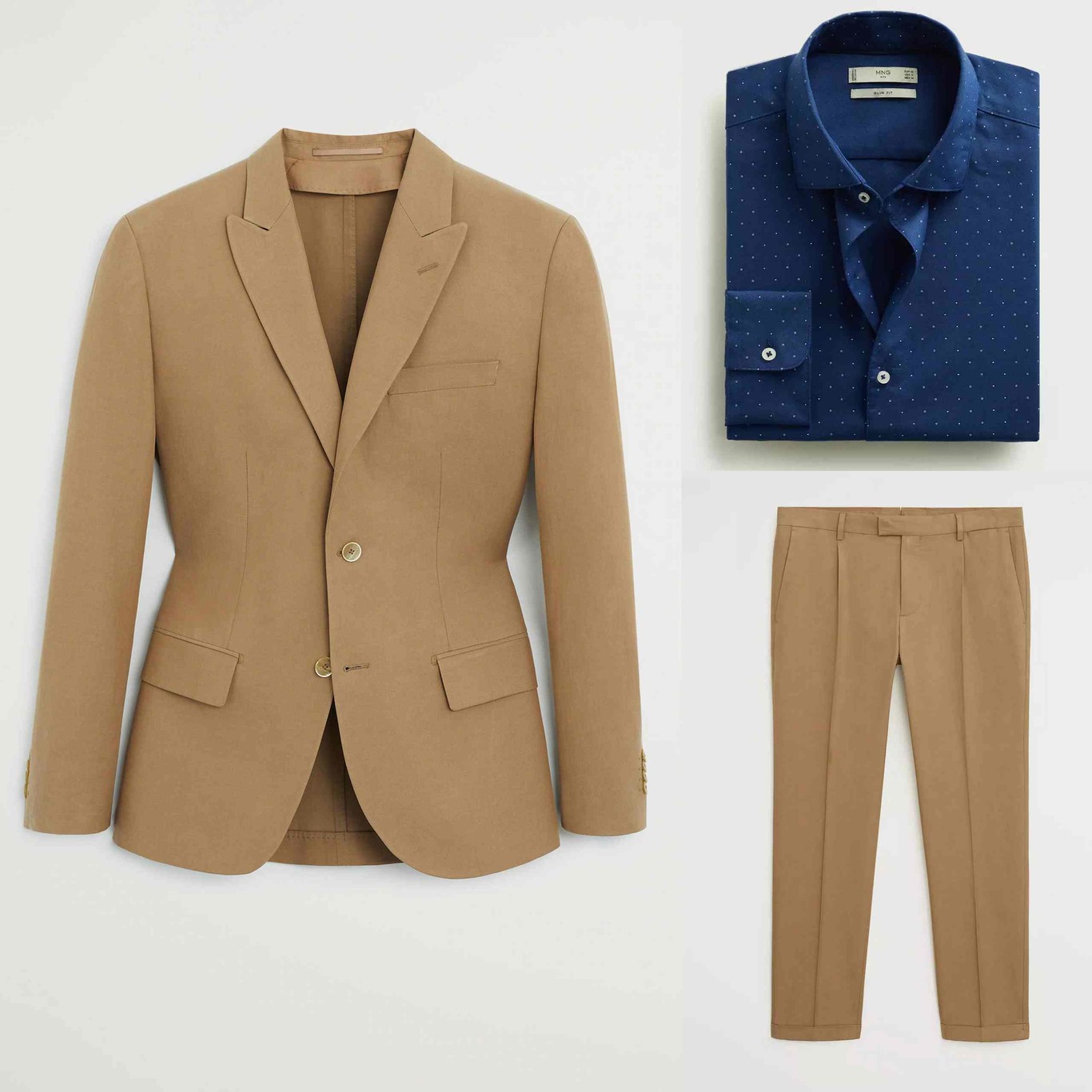 Cuatro consejos para hacer lucir el traje beige elegante y muy fresco a ...