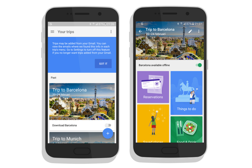 Google Trips: aparecen las primeras imágenes de la aplicación de viajes de Google