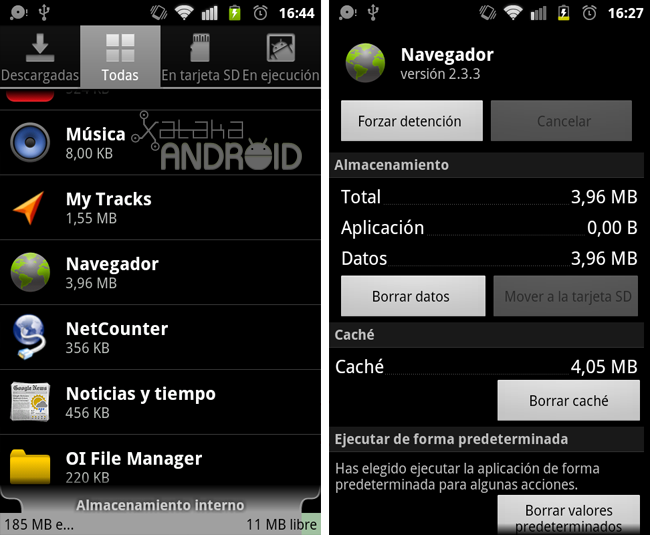 Primeros pasos con Android: Gestión de memoria