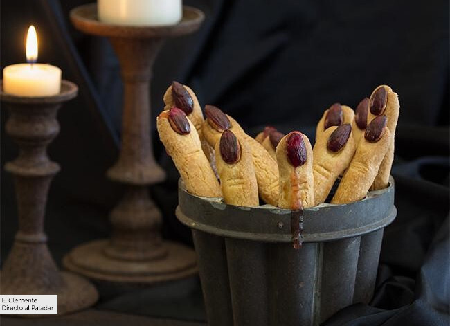 Dedos de bruja. Receta de Halloween fácil, sencilla y deliciosa