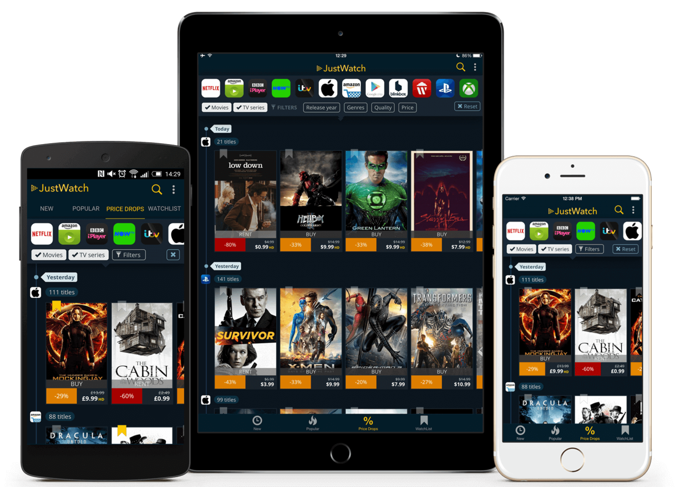 Las mejores apps móviles para los amantes del cine y las series