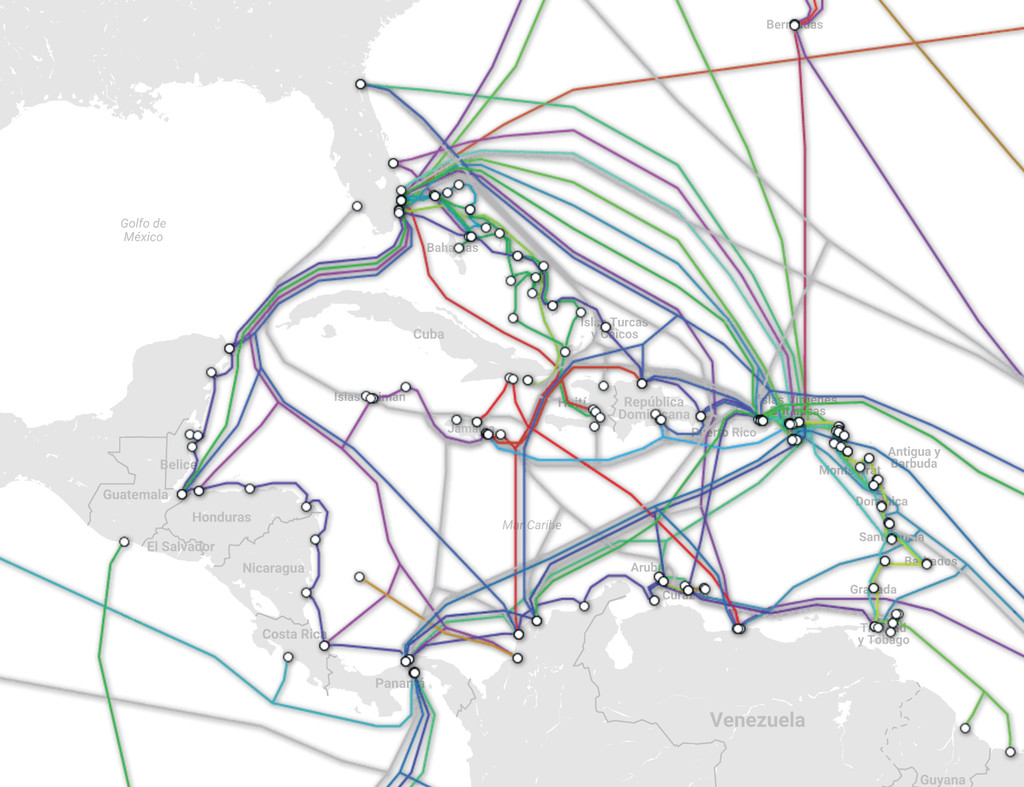 Todos los cables submarinos que conectan al mundo, a la vista en este ...