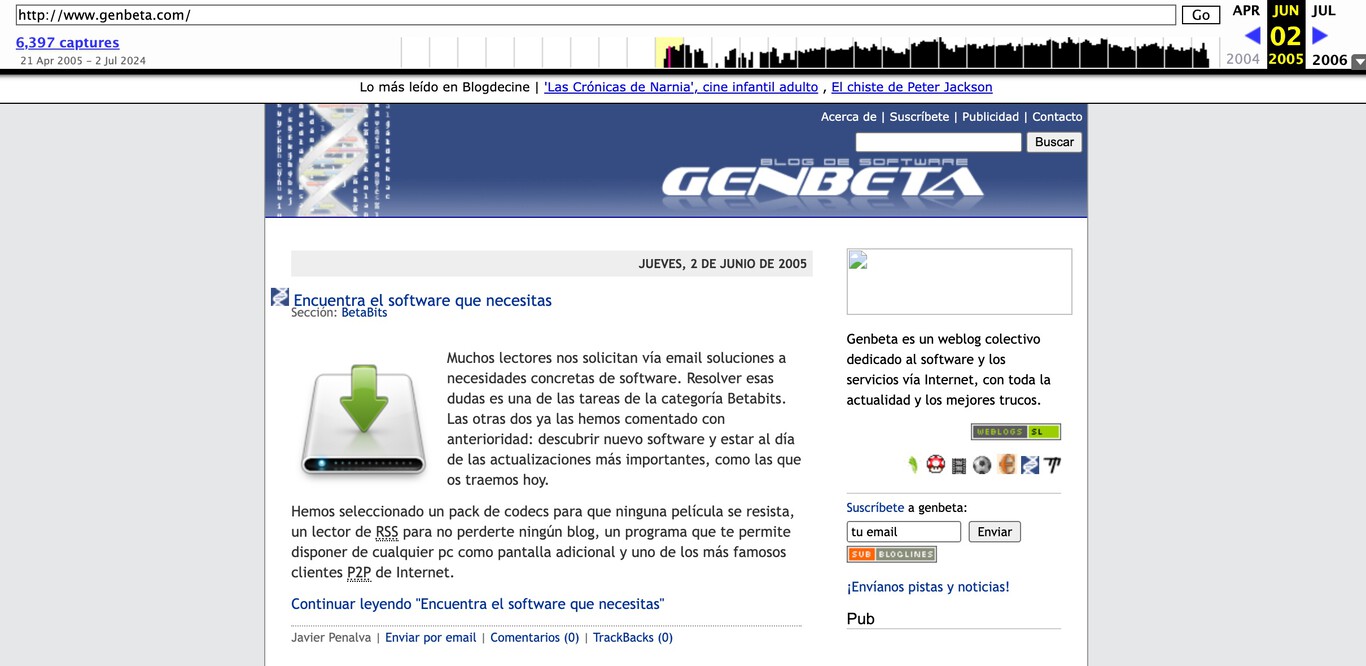 Cómo ver la versión antigua de una web con Archive.org y la caché de Google