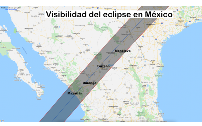 Eclipse solar total del 8 de abril: no habrá clases en los municipios ...
