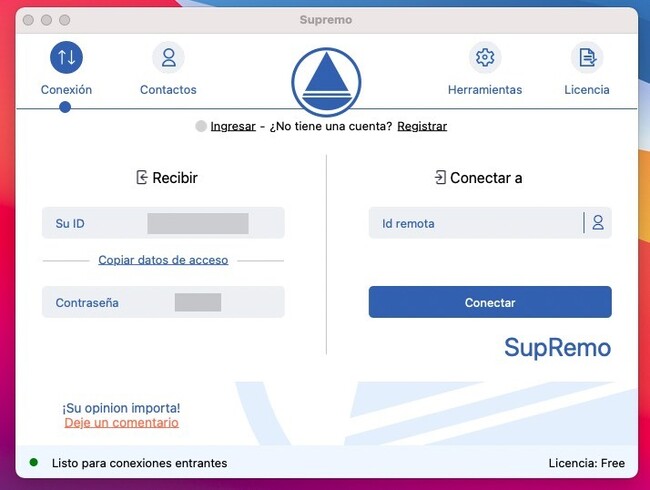 Supremo, una alternativa de acceso al escritorio remoto para macOS