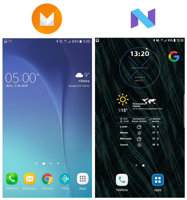 Samsung Galaxy S7 edge con Android 7.0 Nougat, análisis tras dos ...