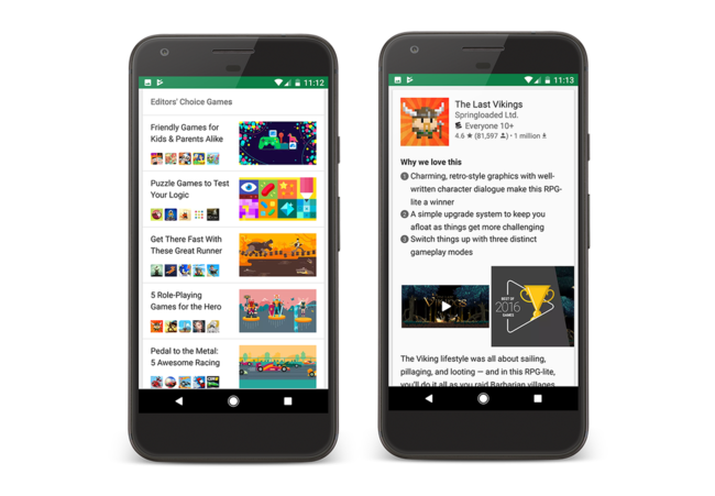 Así es la renovada "Selección de los editores" de Google Play: las ...