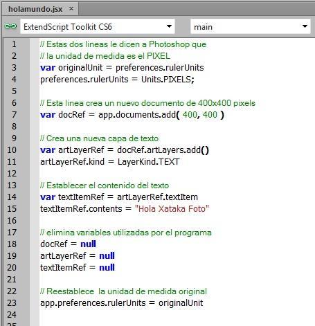 Automatiza tareas complejas en Photoshop con Adobe ExtendedScript Toolkit