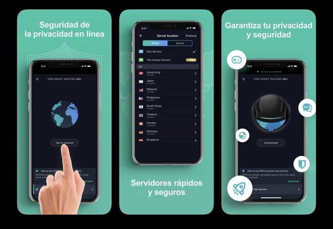 Siete VPN gratis para nuestro móvil Android o iPhone
