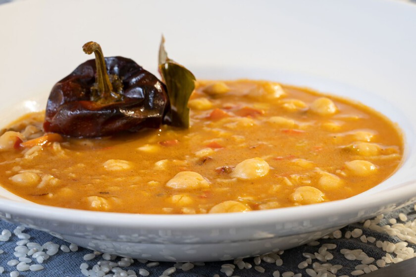 Garbanzos con arroz, receta de la abuela fácil y rápida de un plato y ...