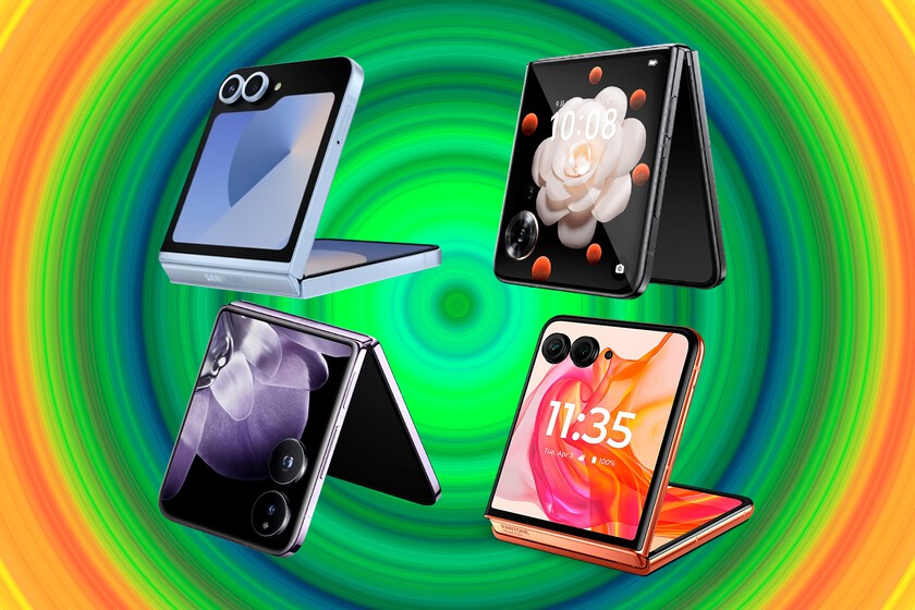 La comparativa definitiva de celulares plegables: Xiaomi MIX Flip vs ...