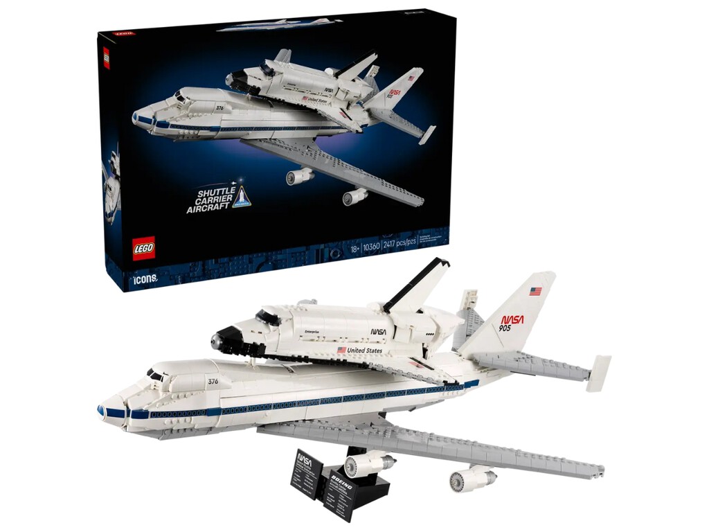 Lego pone el transbordador Enterprise encima de un Boeing 747: así es ...