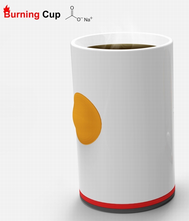 Burning Cup, un concepto de taza capaz de calentar la bebida