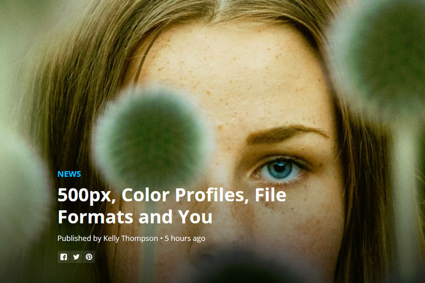 500px anuncia soporte para mayor número de perfiles de color y nuevos ...