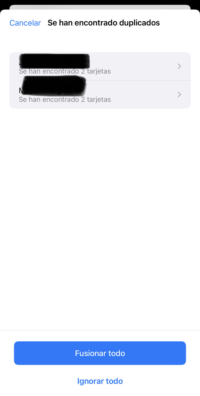 iOS 16 es una bendición para quien tenga contactos duplicados: así ...
