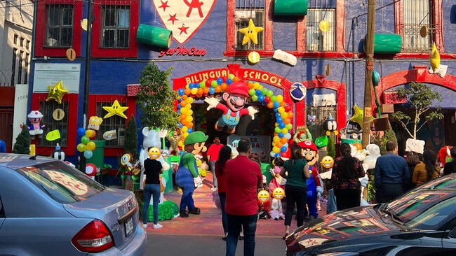 Super Mario Bros: escuela de México celebró el Día del Niño y la Niña ...