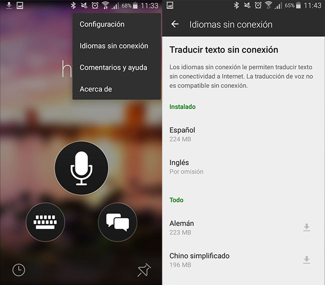 Microsoft Translator ahora también funciona sin conexión a Internet