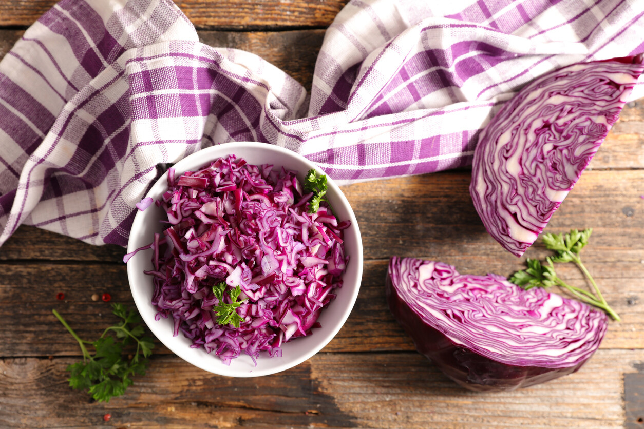 La lombarda, la colorida col morada para disfrutar de temporada (y más ...