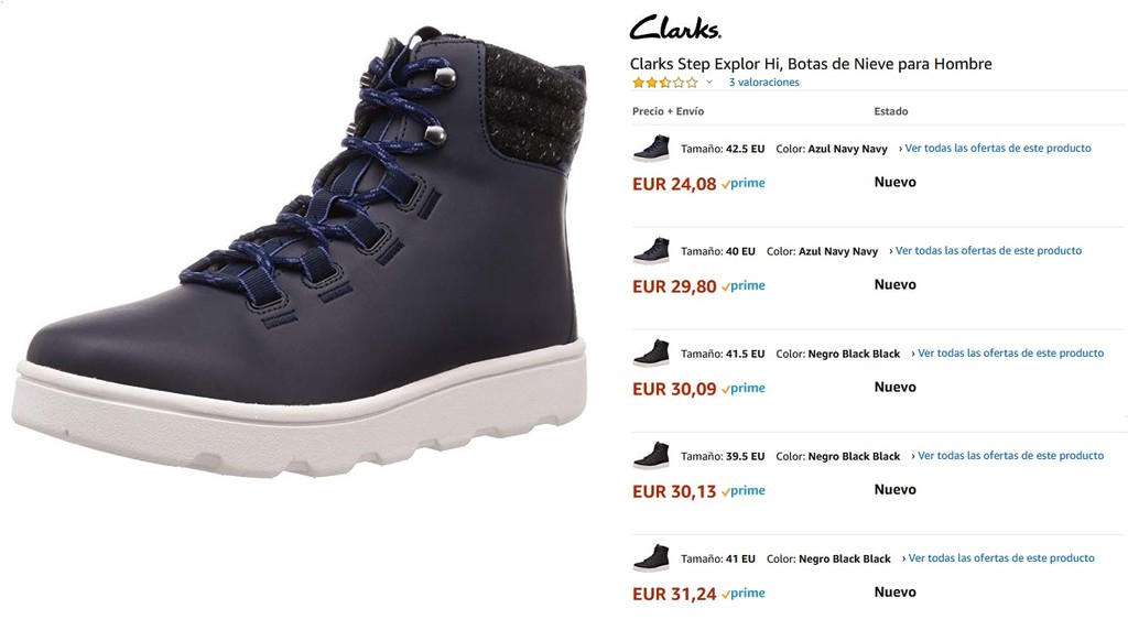 12 chollos en tallas sueltas de botas Caterpillar, Quiksilver o Clarks ...