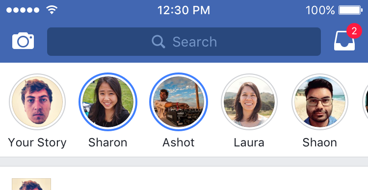 Facebook Stories para iPhone ya está aquí: así funciona