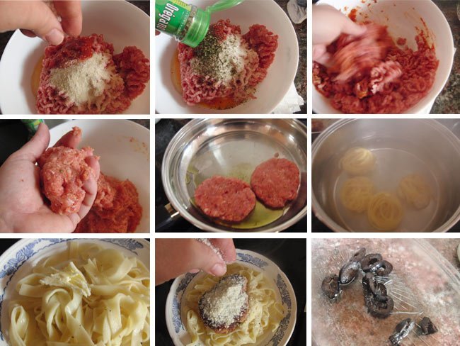 Hamburguesa a la veronesa. Receta