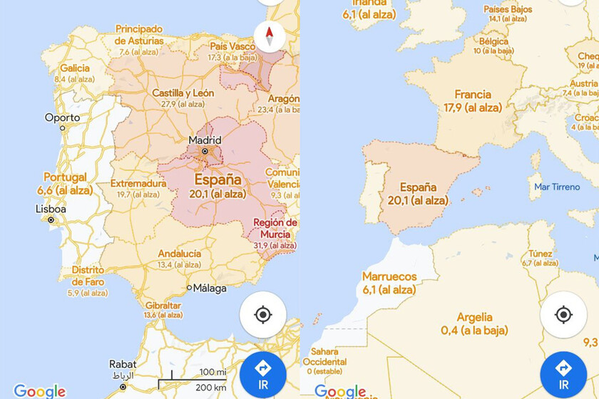Google Maps ya muestra la capa de COVID-19 con información de casos ...