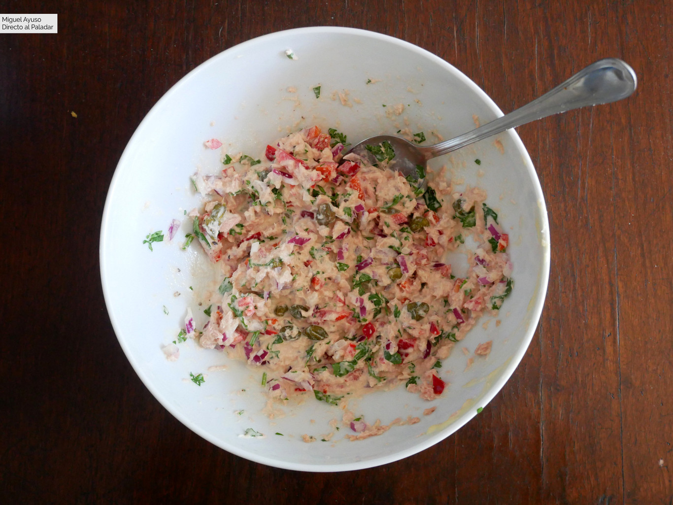 Sándwich de atún americano. Receta de cocina fácil, sencilla y deliciosa