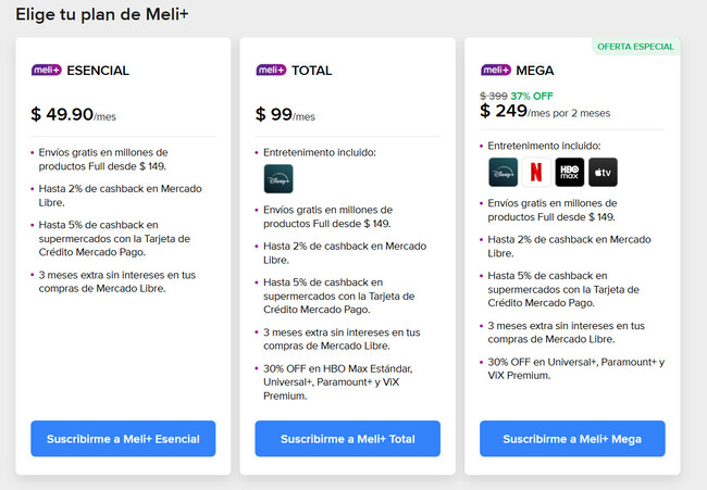 Cómo contratar Meli+ Mega en México: el plan que incluye Netflix ...