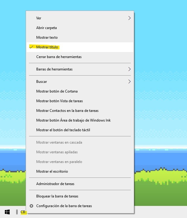 Windows 10: cómo centrar los iconos de la barra de tareas