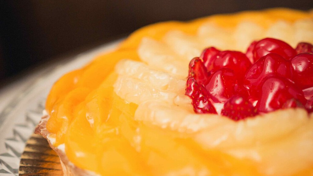 Pastel volteado de piña en sartén: prepáralo con harina para hot cakes ...