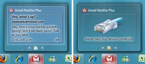 Gmail Notifier Plus, un notificador de Gmail para Windows 7