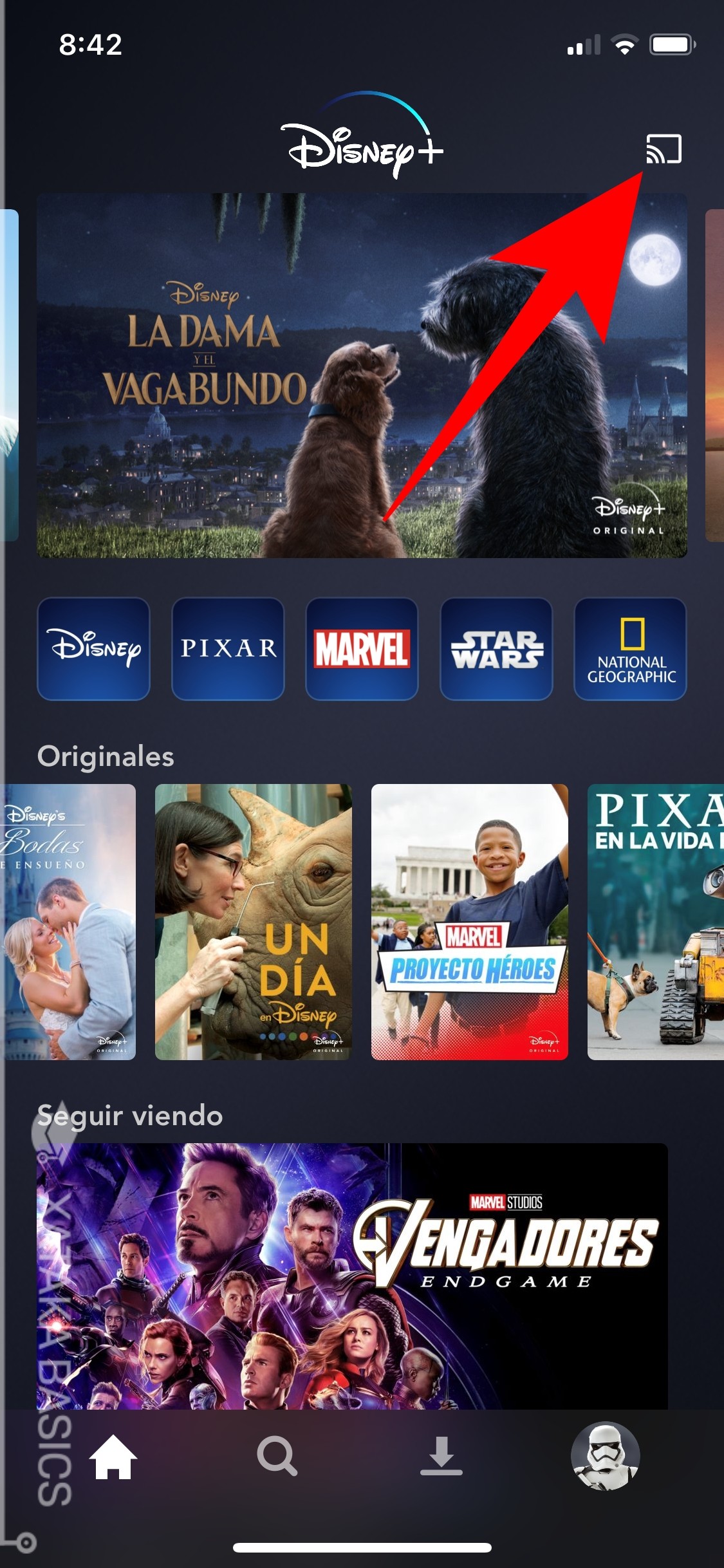 Disney+: cómo verlo con Chromecast en la tele