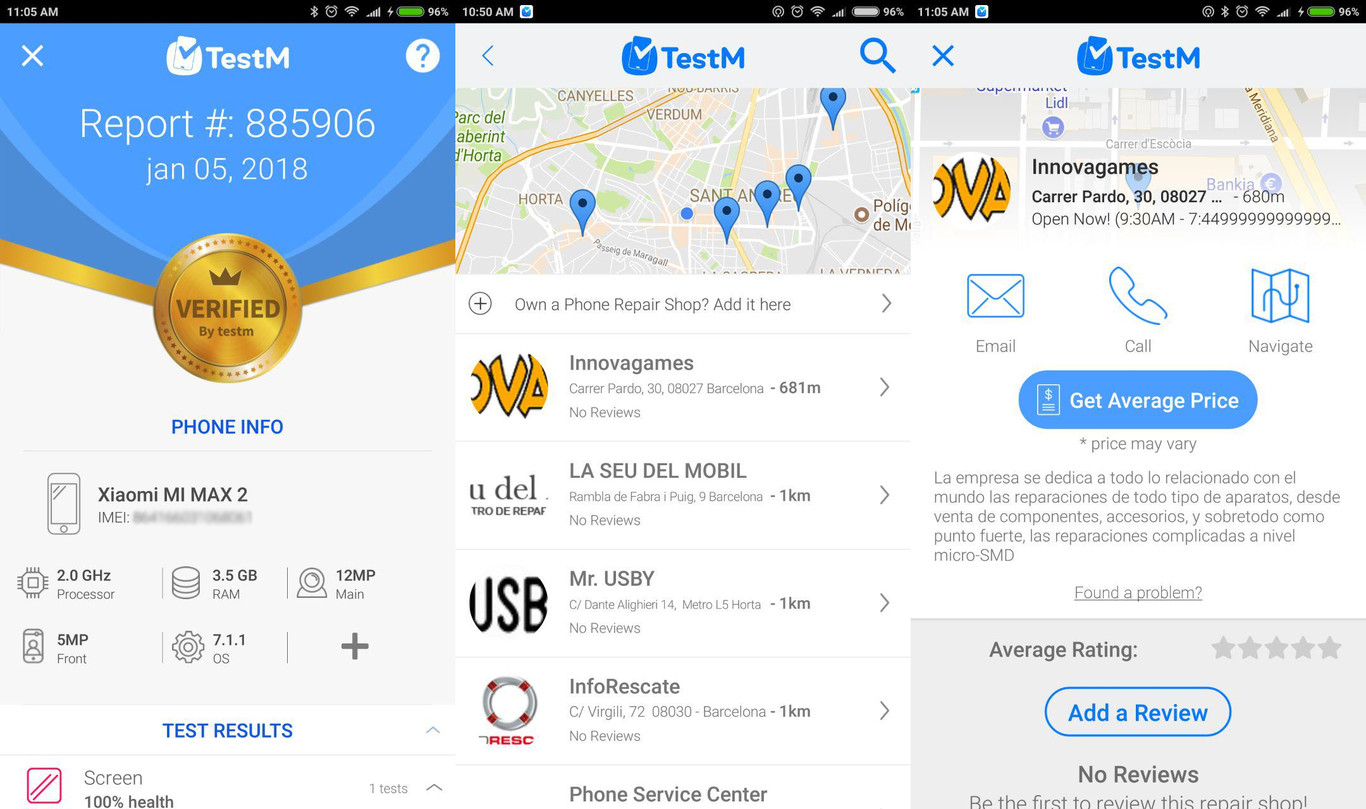 Cómo comprobar que tu teléfono está en perfecto estado con TestM