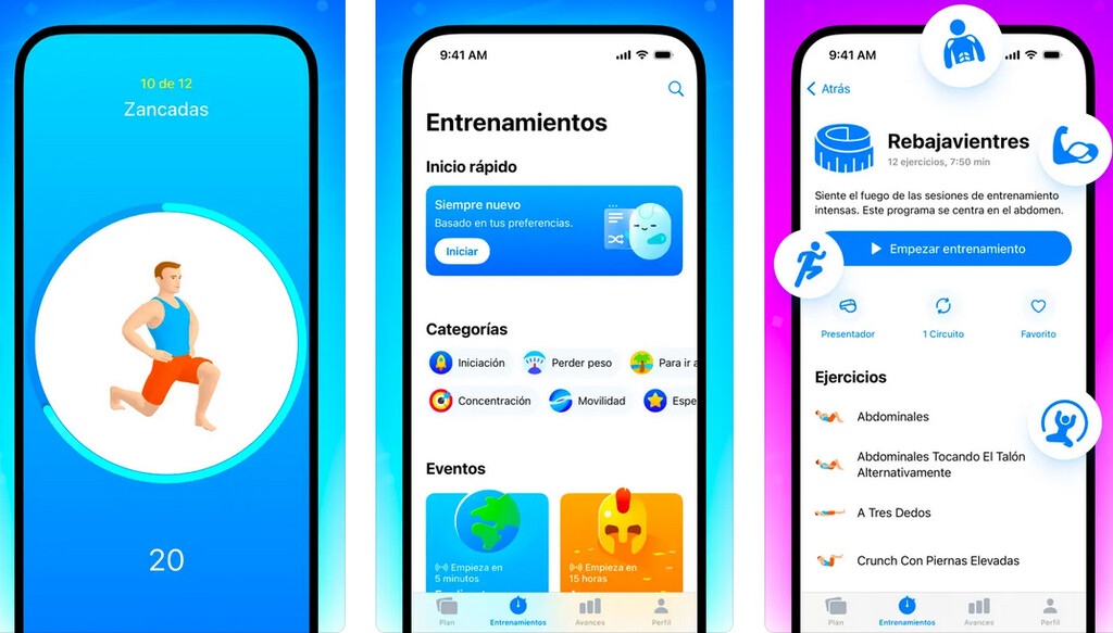 11 apps gratis para hacer ejercicio. Mejora tu estado de forma y tu salud con ayuda del móvil