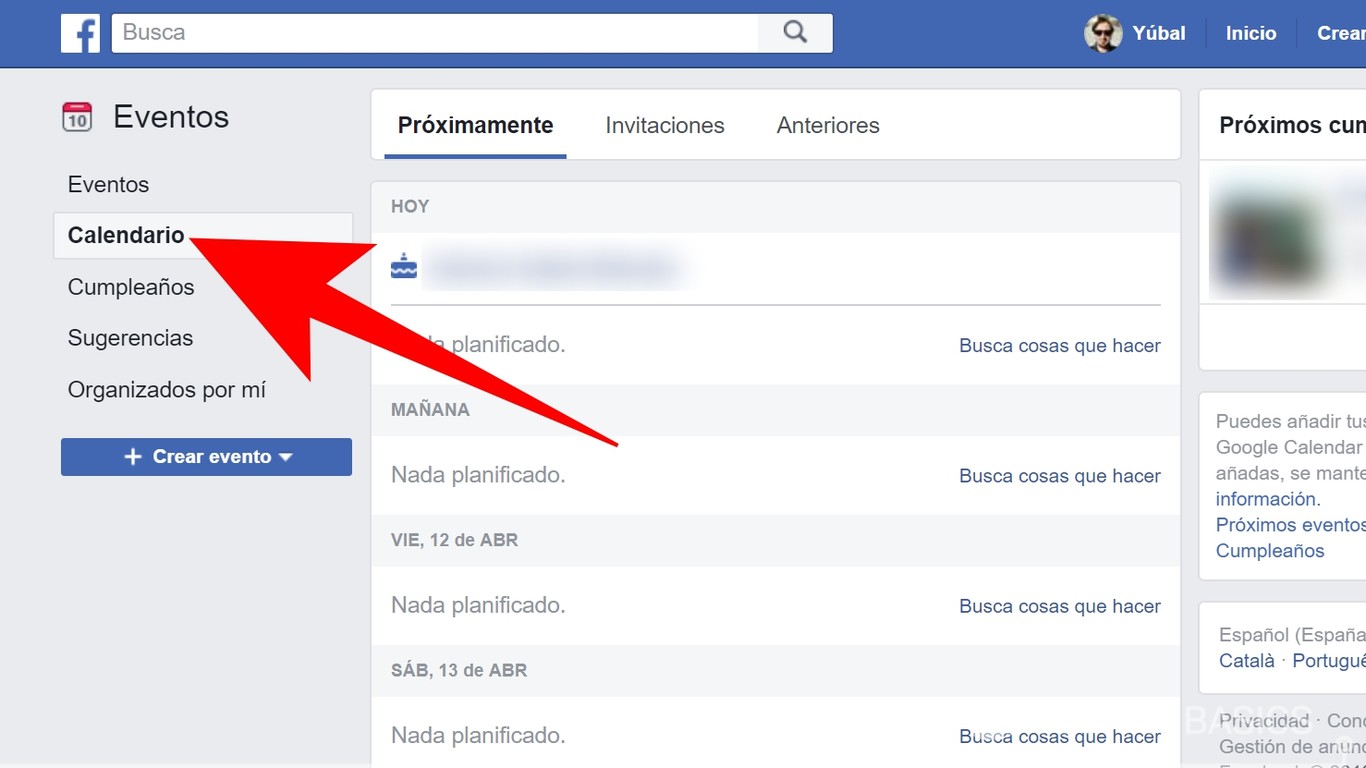 Facebook en Google Calendar: cómo añadir eventos de la red social en tu ...