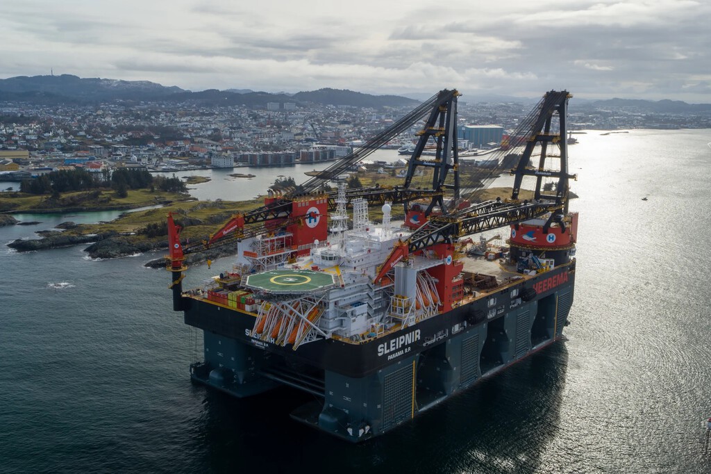 SSCV Sleipnir, el barco grúa semisumergible más grande del mundo: un ...