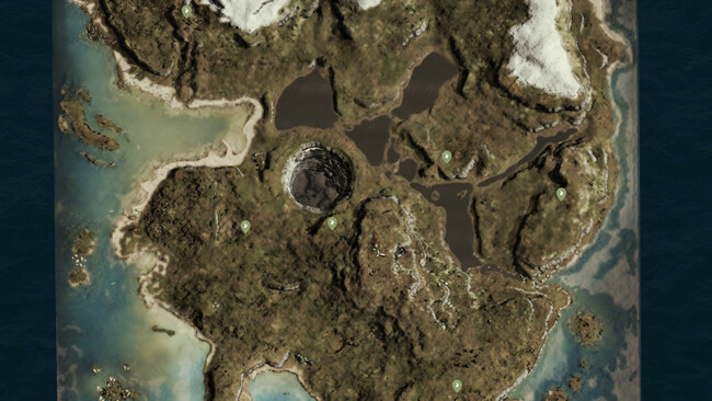 Mapa interactivo de The Forest para localizar todos los recursos ...