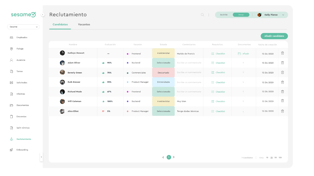 Seis herramientas web para la gestión de empleados, ausencias y nóminas
