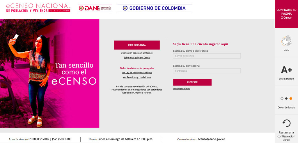 Cómo realizar el censo nacional de población electrónico (eCenso)