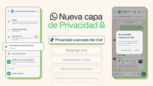 WhatsApp hace más seguros los chats y grupos en México: activa esta ...