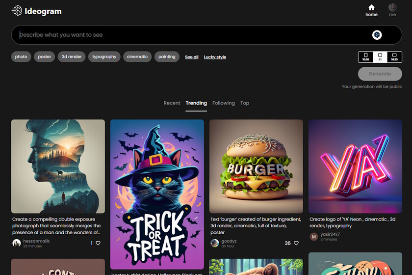 Ideogram AI, una alternativa a MidJourney capaz de integrar el texto que quieras en imágenes ...
