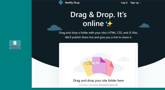 Netlify Drop, cuando publicar gratis un sitio web es sólo arrastrar, soltar y esperar unos segundos