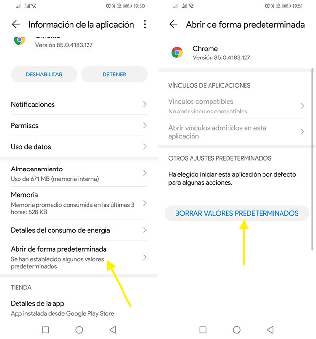 Cómo cambiar el navegador predeterminado en Android