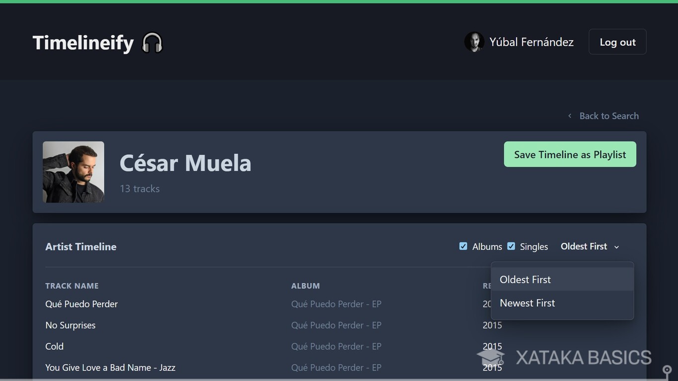 Cómo crear en Spotify una lista de reproducción con toda la discografía en orden cronológico de ...