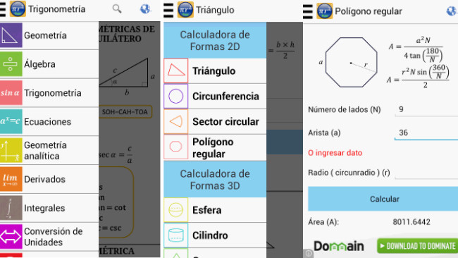 17 aplicaciones para aprender matemáticas con Android
