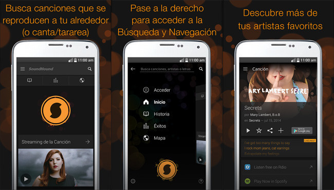 SoundHound para Android estrena nueva interfaz